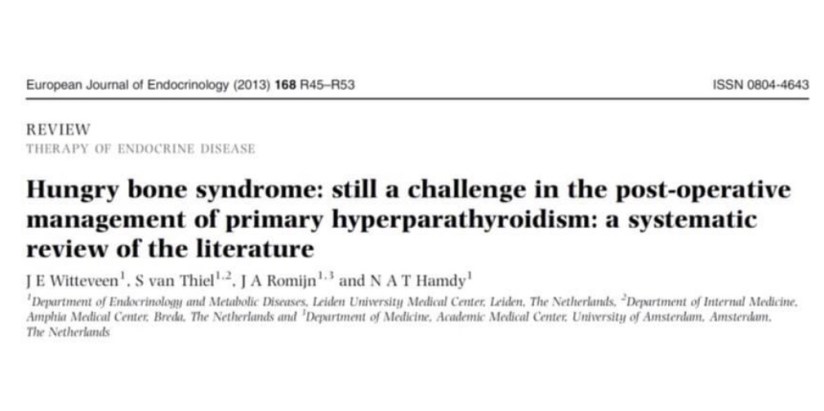 Hunry Bone Syndrome Post-Parathyroidectomy – Rodrigo Arrangoiz MS, MD ...